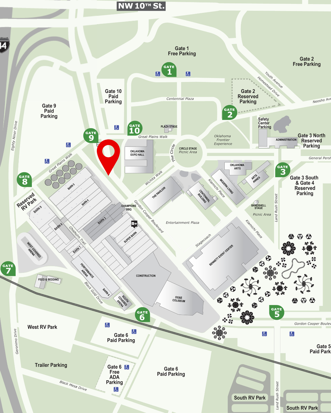 Gordon Cooper Lawn - OK State Fair